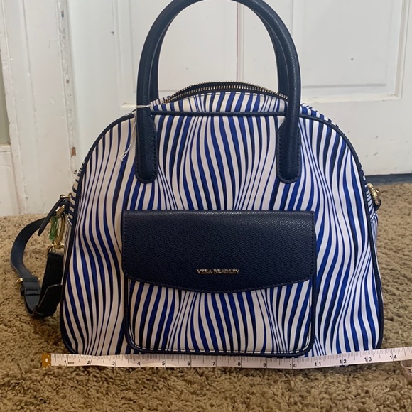 Vera Bradley | Bags | Vera Bradley Bowler Wavy Stripe Bag Brand New ...